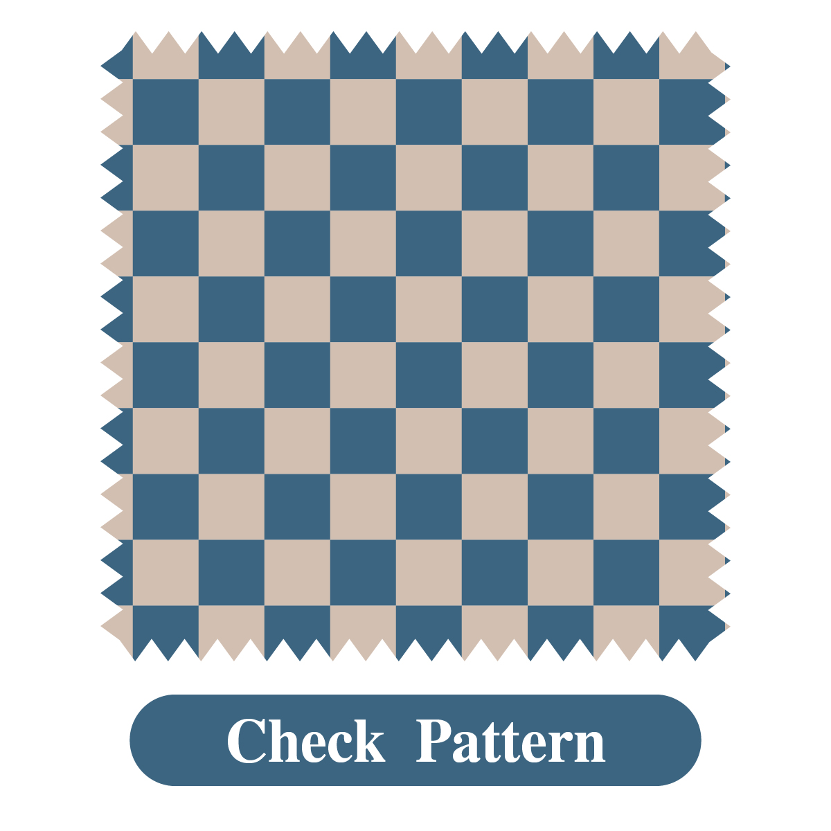 Blue Pattern_Chess – Nitas Tessile co., ltd.
