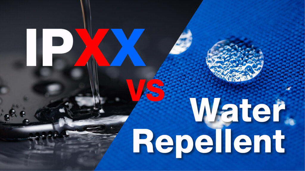 ค่าการกันน้ำ IPXX VS Water Repellent – Nitas Tessile co., ltd.