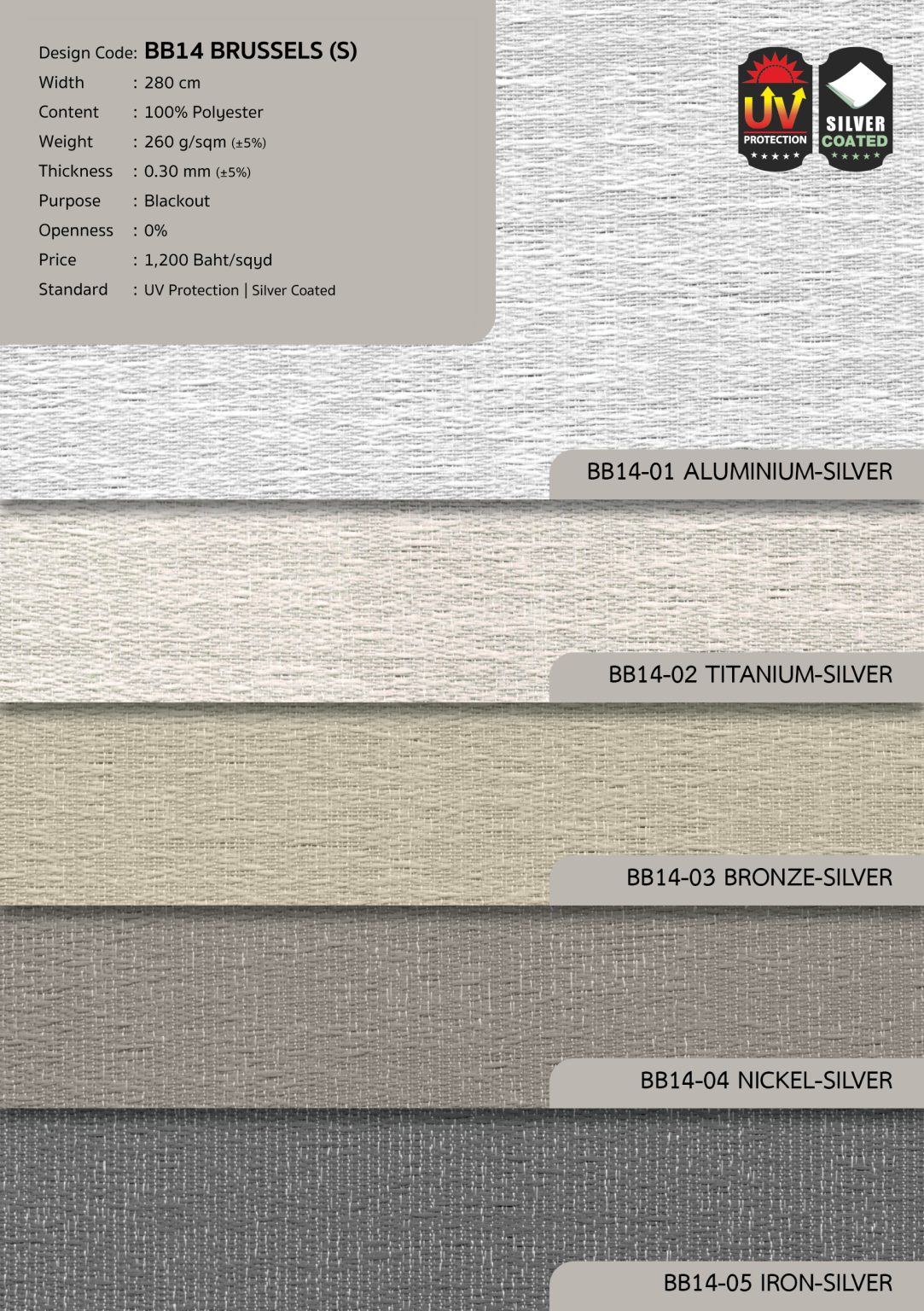 BB14 BRUSSELS (S) – Nitas Tessile co., ltd.